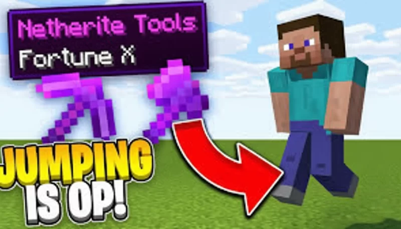 Jumping is OP Minecraft Data Pack