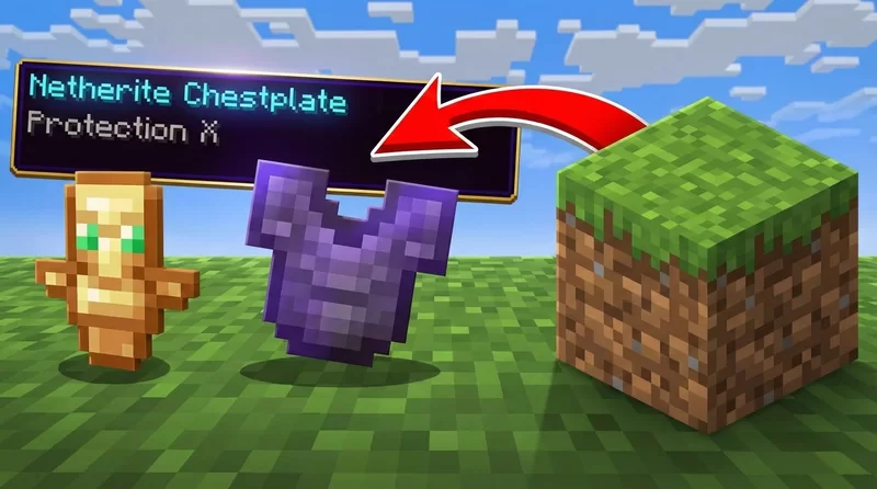 Grass Block is OP Minecraft Data Pack