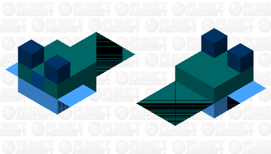 blue puffer fish Minecraft Mob Skin
