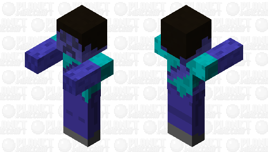 Purple Steve Minecraft Mob Skin