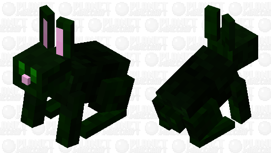A Green Rabbit Minecraft Mob Skin