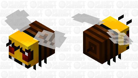 Killer bee (Africa and America) Minecraft Mob Skin