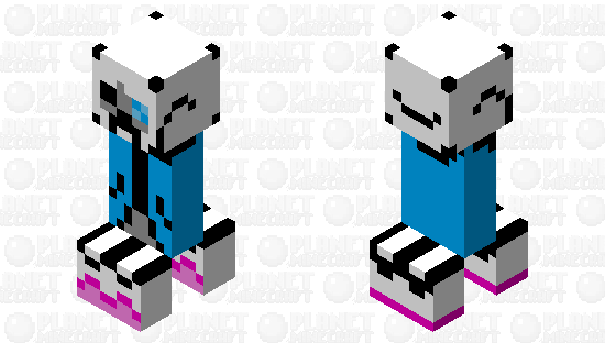 Creeper sans for Xmas Minecraft Mob Skin