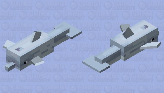 New dolphin Minecraft Mob Skin