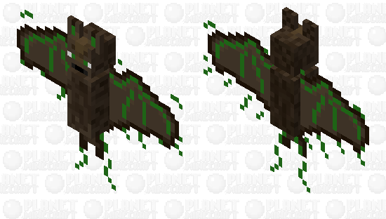 Radioactive Bat Minecraft Mob Skin