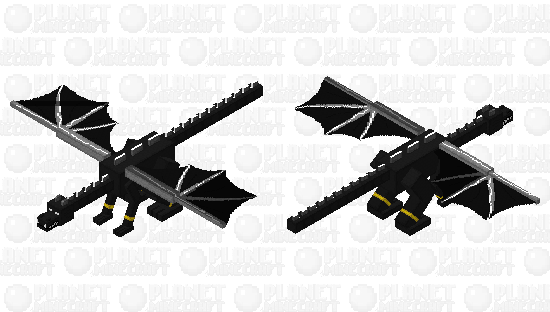 herobrine controlled dragon Minecraft Mob Skin