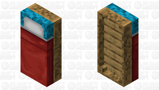 modern bed Minecraft Mob Skin