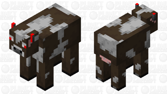 Devil Cow Minecraft Mob Skin