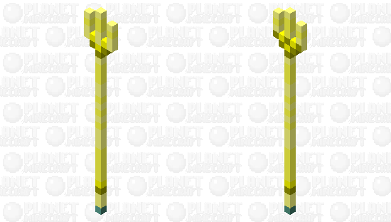 Golden Trident Minecraft Mob Skin