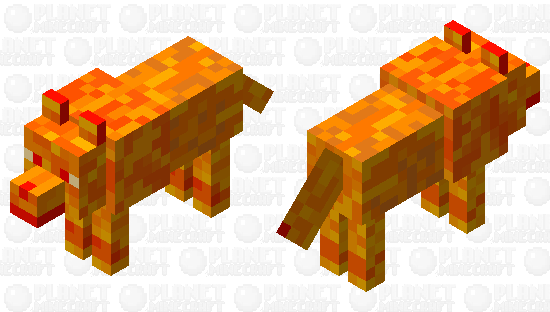 nether wolf Minecraft Mob Skin