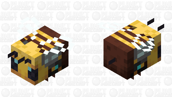 Weaponized Bee Minecraft Mob Skin