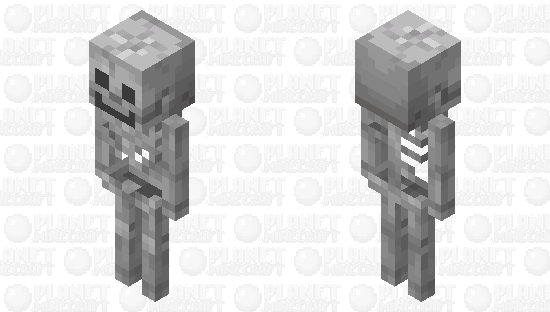 the skeleton update Minecraft Mob Skin
