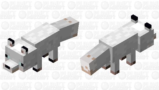 Arctic Fox Minecraft Mob Skin