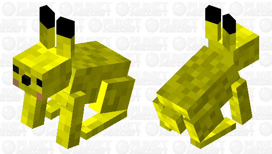 Pikachu Minecraft Mob Skin