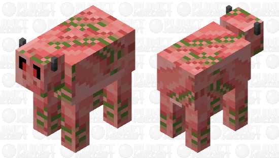 Zombie pigcow Minecraft Mob Skin
