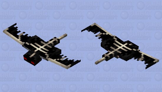 Black phantom Minecraft Mob Skin