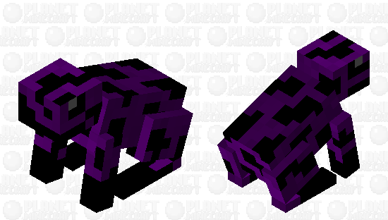 Purple Jungle Frog: Winterhaven Beasts and Baddies Minecraft Mob Skin