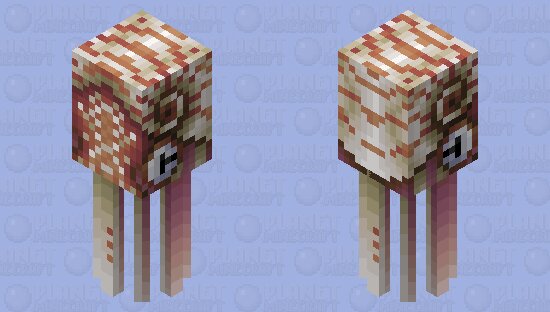 Nautilus Minecraft Mob Skin