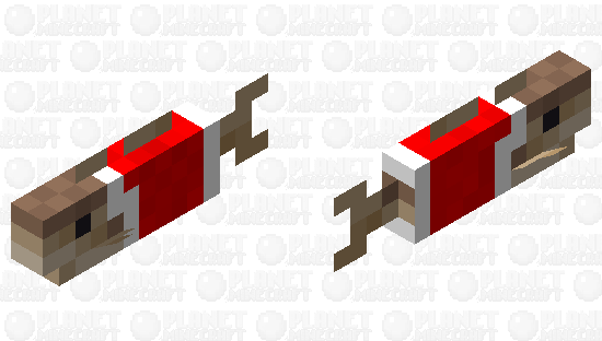 Cod with a sweater Minecraft Mob Skin