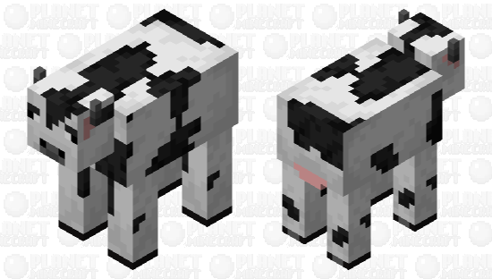 Real Cow Minecraft Mob Skin