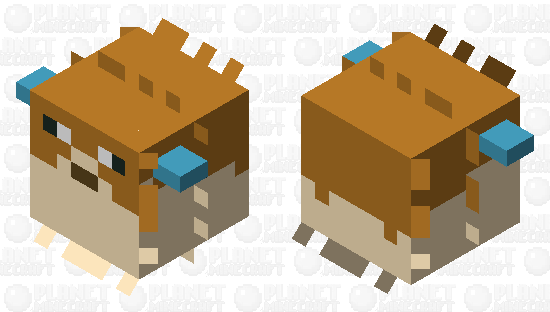 Pufferfish remastered Minecraft Mob Skin