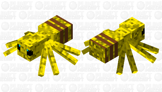 spiderbee Minecraft Mob Skin
