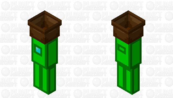 The crewmate lime Minecraft Mob Skin