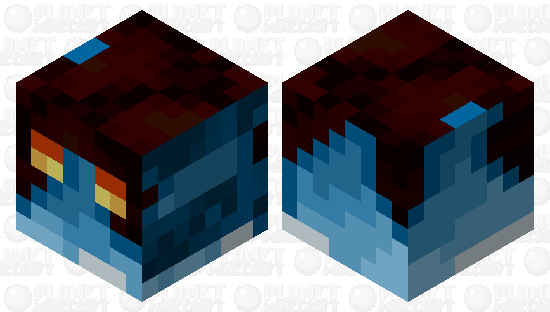 Soul Fire Magma Cube Minecraft Mob Skin