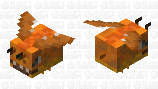 Fiery Beegon (MrDementorFace Dragon Bee contest entry) Minecraft Mob Skin