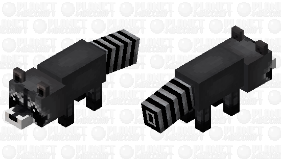 Raccoon Minecraft Mob Skin