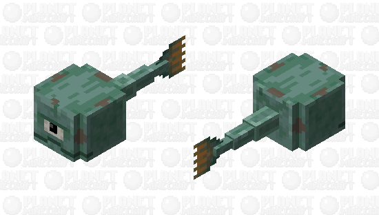 Guardian as an actual fish. Minecraft Mob Skin