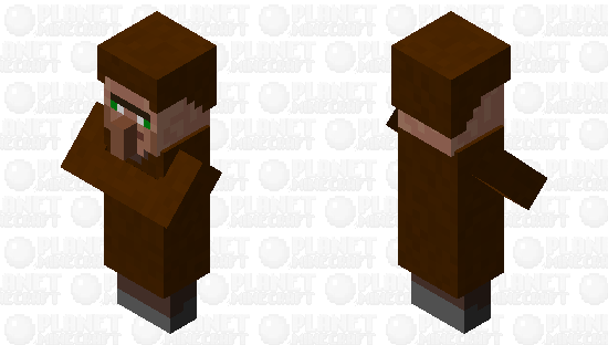 Derpy Villager. Minecraft Mob Skin