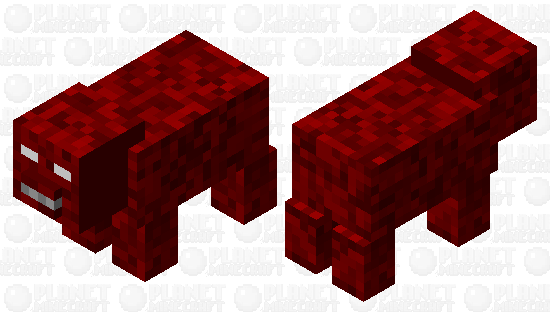 Fat Meat Dog Minecraft Mob Skin