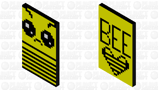 Sad Bee Cape Minecraft Mob Skin