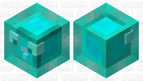 Liquid Ice Cube Minecraft Mob Skin