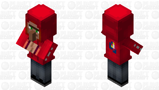 Hoodie Villager Minecraft Mob Skin