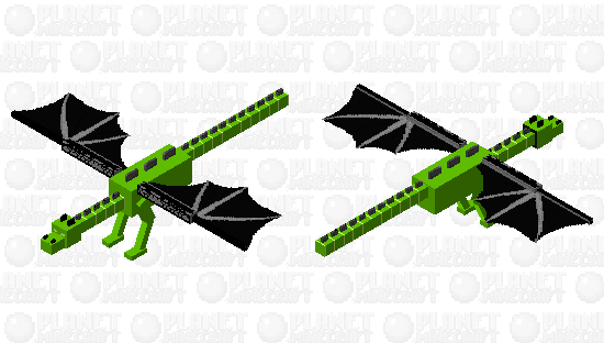 Macabre Dragon Minecraft Mob Skin