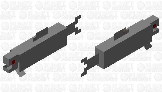 robot salmon Minecraft Mob Skin