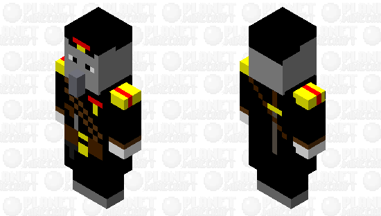 illiger army officer commander Minecraft Mob Skin