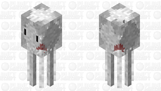 Skeleton Squid Minecraft Mob Skin