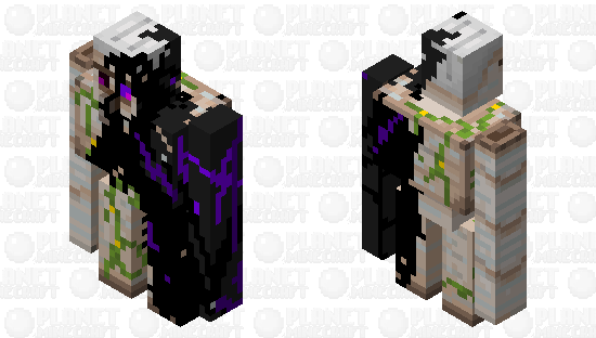 Corrupted golem Minecraft Mob Skin