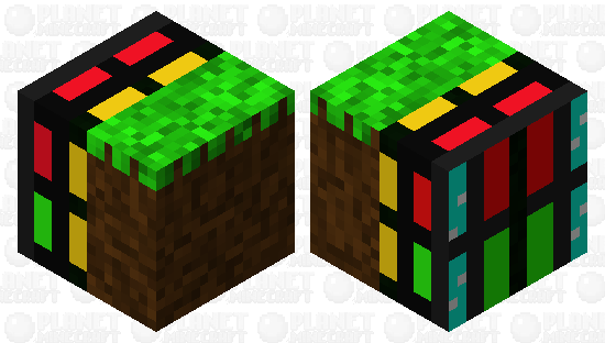 Techno block Minecraft Mob Skin