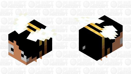 A simple WEIRD bee Minecraft Mob Skin