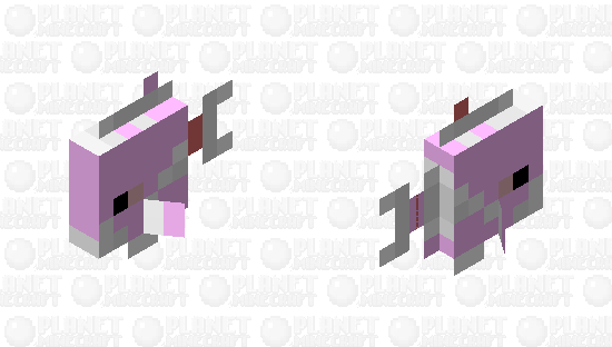 pink fish Minecraft Mob Skin