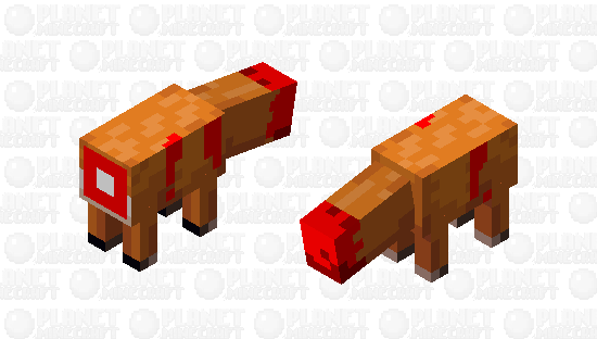 Headless Fox Minecraft Mob Skin