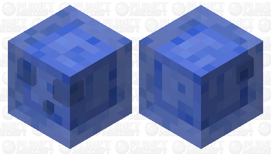 blue slime Minecraft Mob Skin