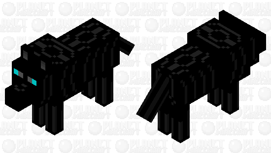 My Custom Wolf (Untamed) Minecraft Mob Skin