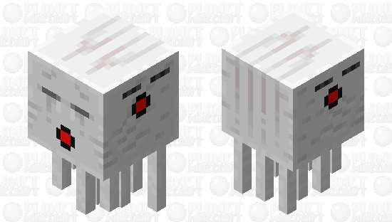 Three Faced Ghast Minecraft Mob Skin
