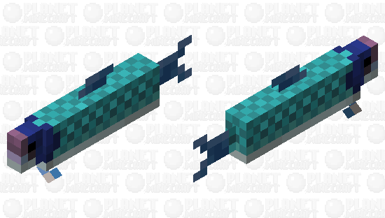 Ice fish Minecraft Mob Skin