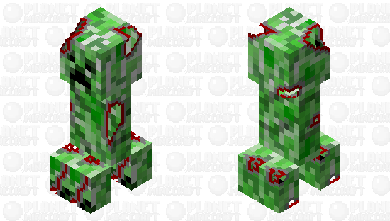 Rotting Creeper Minecraft Mob Skin